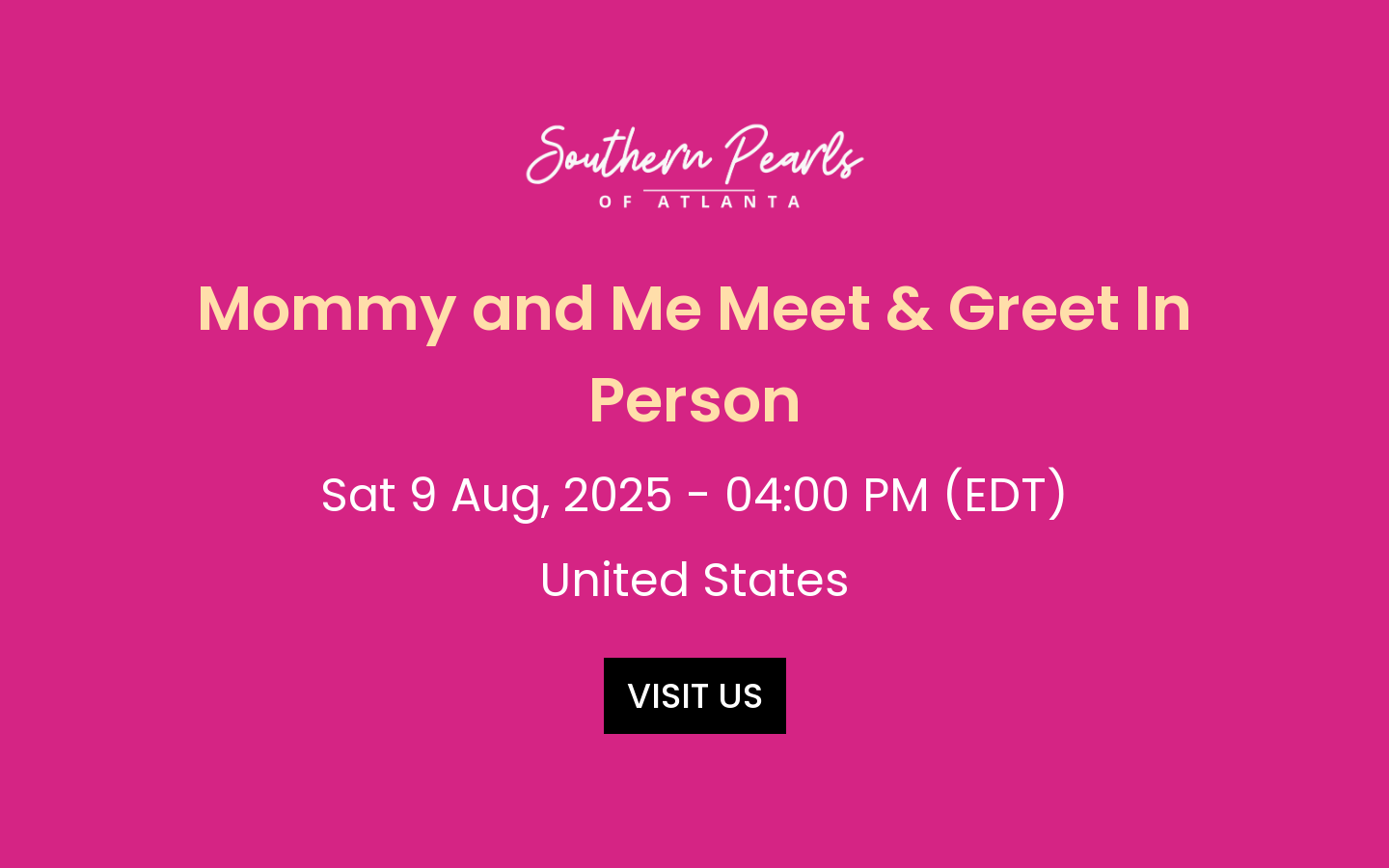 Mommy and Me Meet & Greet In Person
